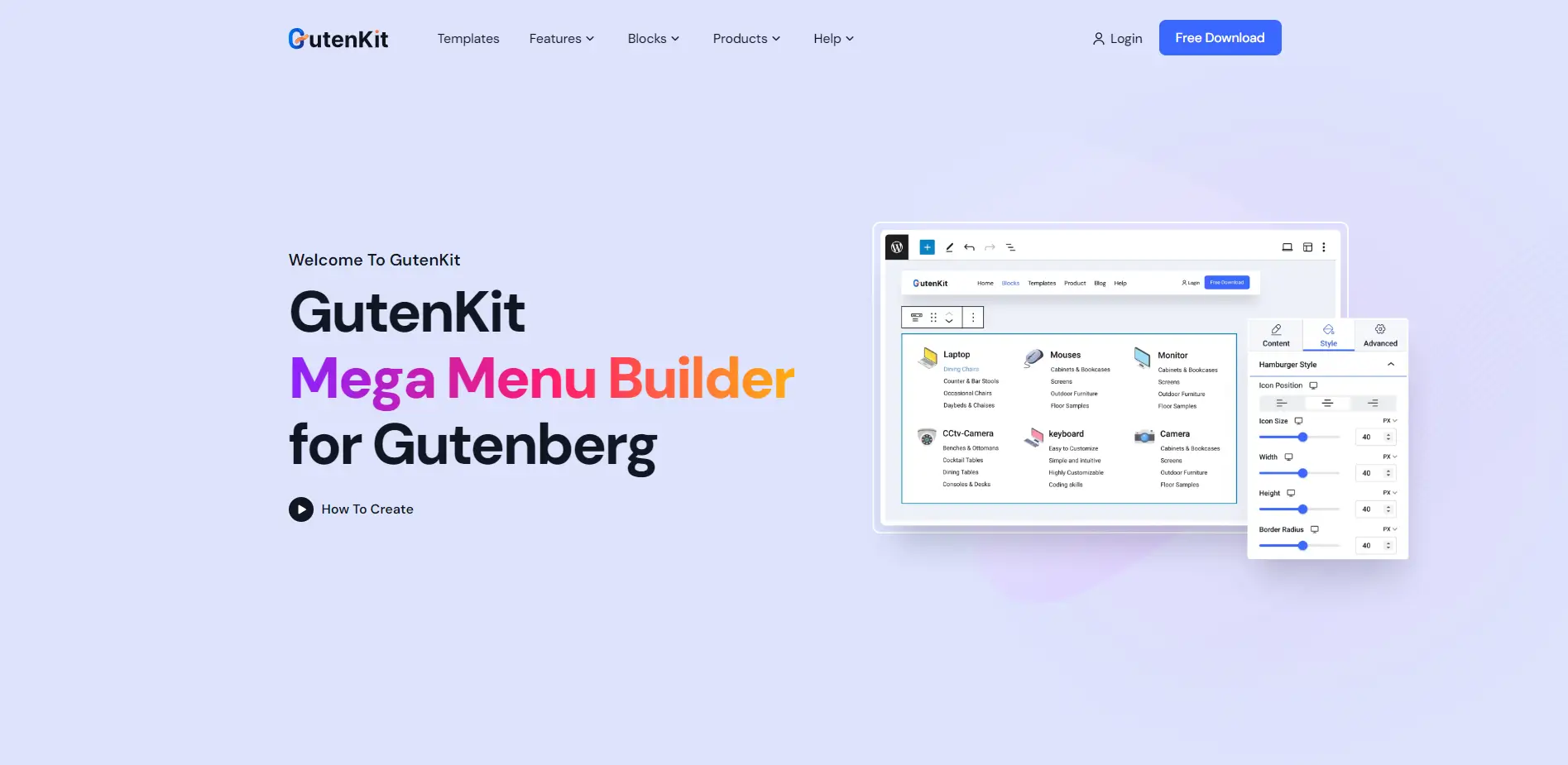Build a Gutenberg Mega Menu with Drag-and-Drop Ease